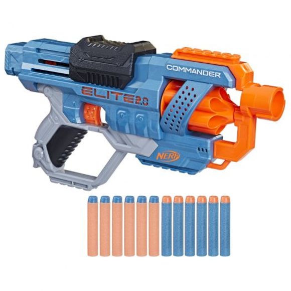 Hasbro | Toys | Nerf Elite 2 Commander Rd6 Blaster 2 Official Darts ...